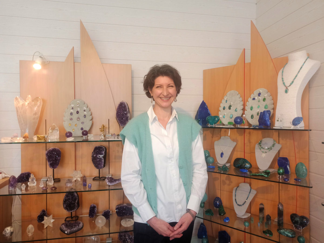 Une boutique de minéraux au Polygone – Le Kiosque