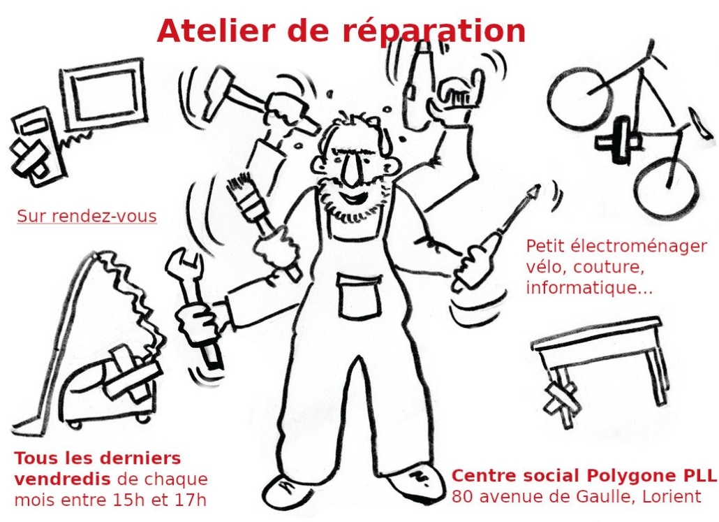 Atelier de réparation le 30 septembre – Le Kiosque